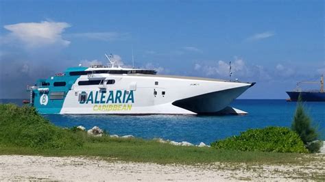 Balearia Caribbean Docking At Freeport Grand Bahama The Bahamas