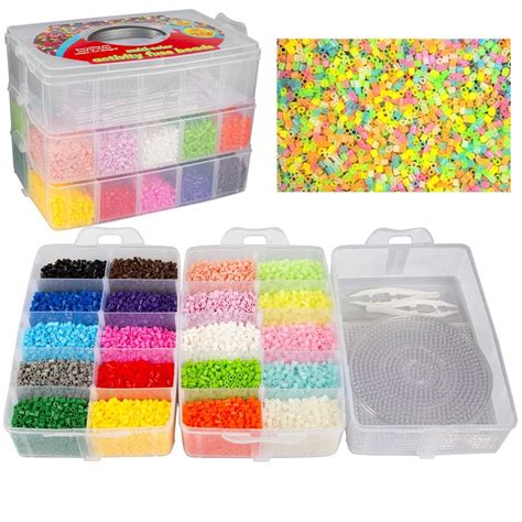Fuse Beads 20000 Bulk Creativity Builder Kit 20 Presorted Muli Colors