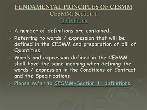 Ppt Lecture 1 Malaysian Standard Methods Of Measurement For Civil