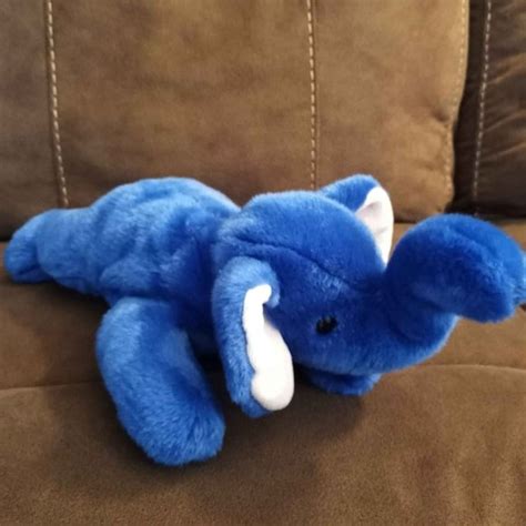 Ty Toys Ty 998 Peanut Elephant Beanie Buddy Collection 18 Poshmark