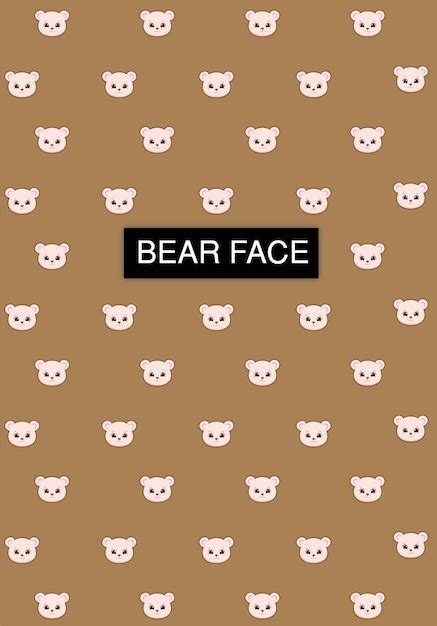 Premium Vector Bear Pattern