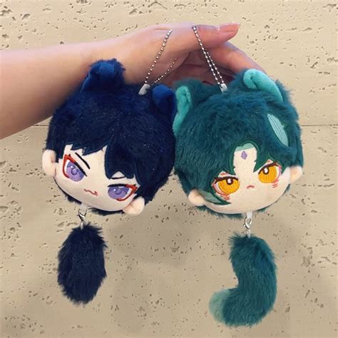 Brinquedos De Pelúcia Anime Genshin Impact Brinquedo Enchido Ao Redor Do Jogo Pequeno Pingente