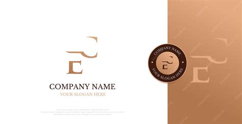 Premium Vector Initial Ec Logo Design Vector
