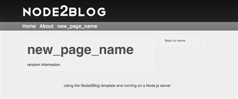 github jawerty node2blog a simple and easy to setup node js blog