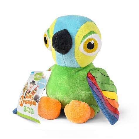 Pepe Lorito Peluche Musical 20 Cm La Granja De Zenon El Reino Infantil