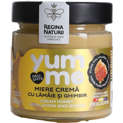 Cream Honey With Freeze Dried Lemon And Ginger London International
