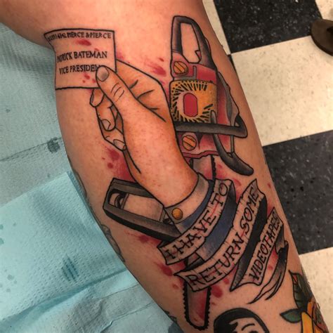 Patrick Bateman Tattoo