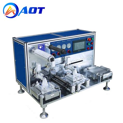 Semi Automatic Battery Electrode Layer By Layer Stacking Machine For