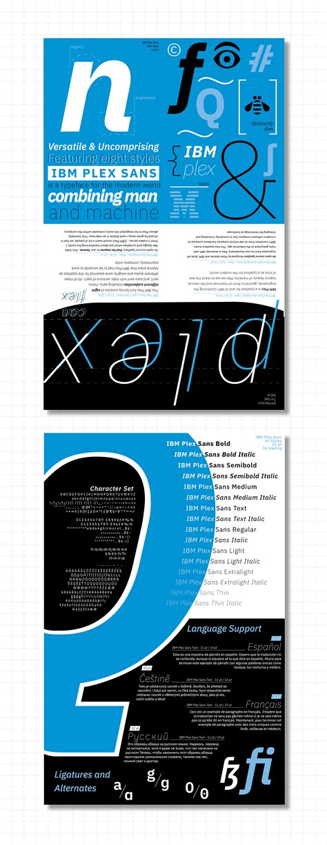 IBM Plex Type Specimen On Behance IBM Plex Type Specimen On Behance