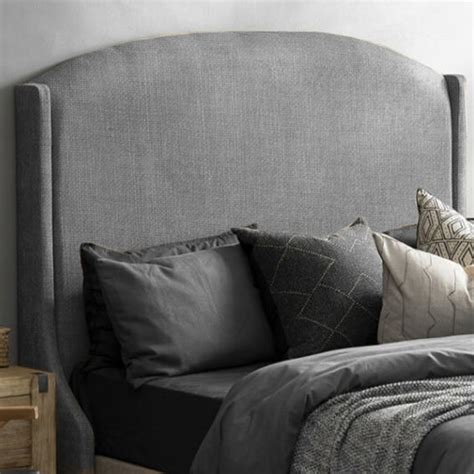 cambri wingback headboard double greyscale leroy merlin south africa