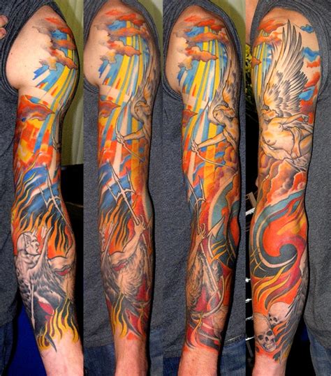 Gates Of Heaven And Hell Tattoo