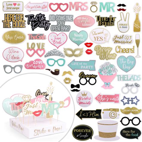 Soul Shift No Diy 60pcs Pastel Themed Wedding Photo