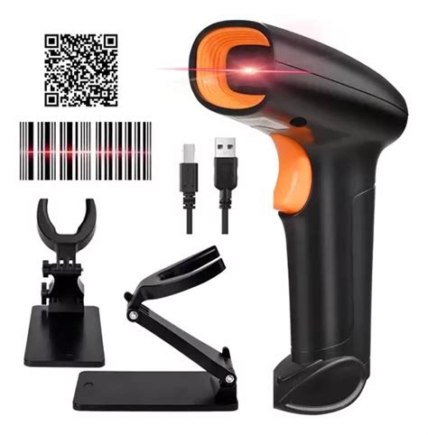 Leitor De Código De Barras Scanner Com Suporte Usb 1d 2d Qr Com Suporte Jmjn Hs22 Mercadolivre
