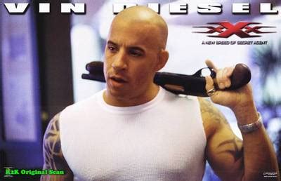 Movie Poster~xxx Vin Diesel 2002 Solo Film Sheet Xander Cage Gun Asia
