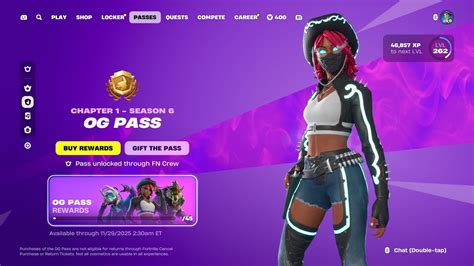 New Fortnite Season 6 Og Pass Full Pass Its Here Check It Out 😱‼️ ️