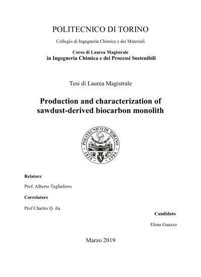 Production Of Biochar Objectives And Methodology