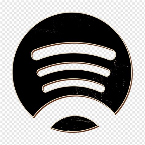 Ikon Musik Ikon Media Sosial Ikon Spotify Circle Logo Lingkaran