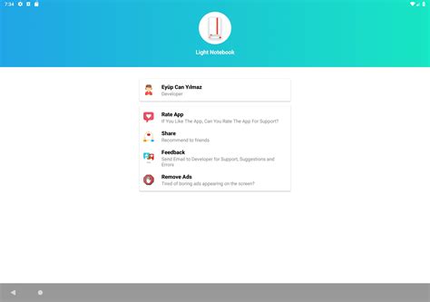 Light Notebook Android Source Code By Eypcnn Codester