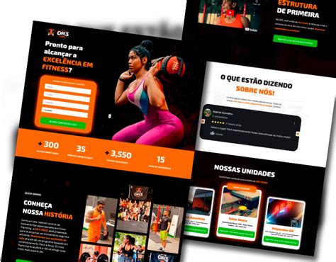 Landing Page Gr3 Cross Behance