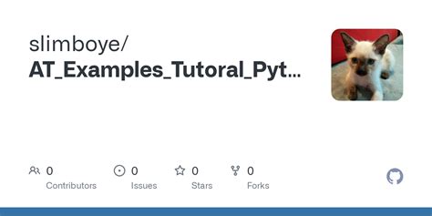 GitHub Slimbabee AT Examples Tutoral Python