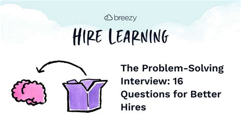Problem Solving Interview Questions For Better Hires Breezy HR