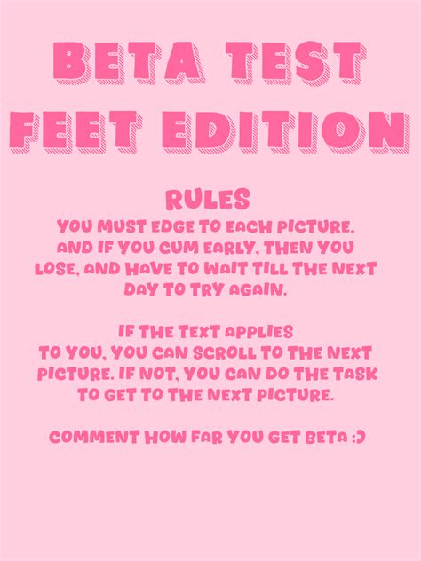 Beta Test Which Beta Loves Feet The Most Rcensoredforbetas