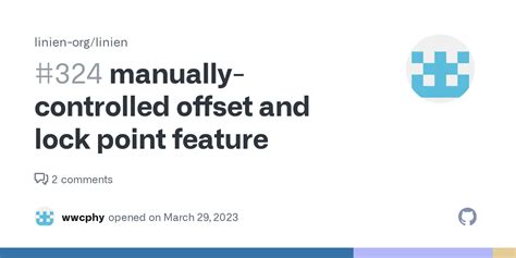 Manually Controlled Offset And Lock Point Feature · Issue 324 · Linien Orglinien · Github