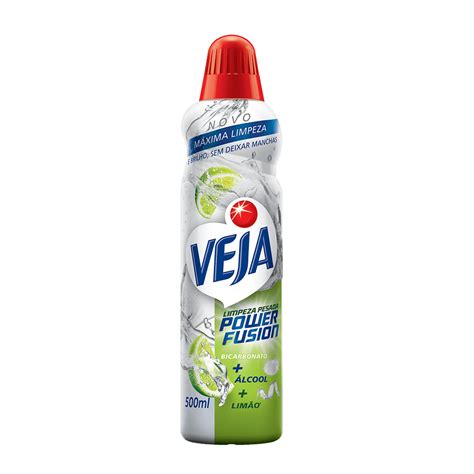 Limpador Limpeza Pesada Veja Power Fusion Bicarbonato Álcool E Limão 500ml