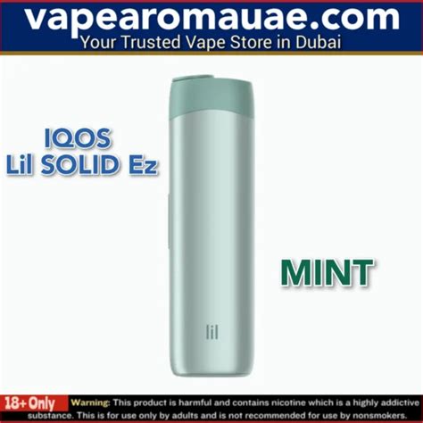 Iqos Lil Solid Ez Mint Colour For Heets In Dubai Vape Aroma Uae