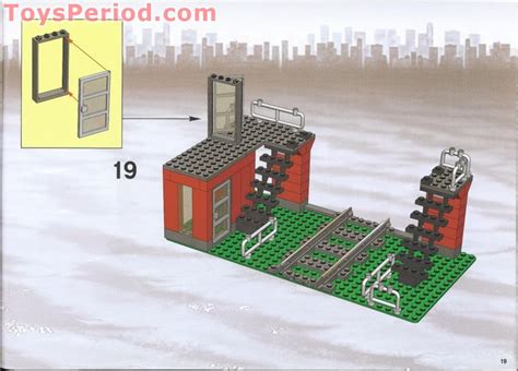 Lego 10128 Train Level Crossing Instructions And Parts List
