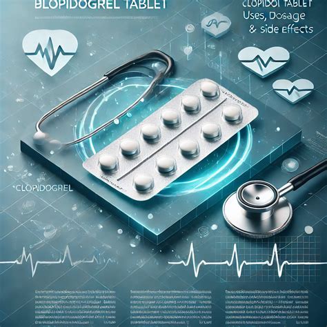 Clopidogrel Tablet Uses Dosage Side Effects Precautions