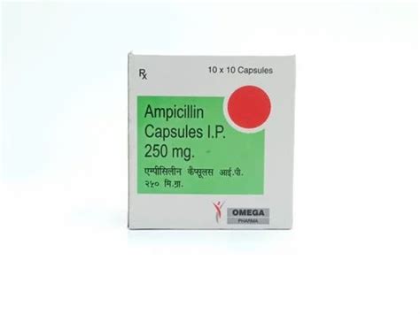 Ampicillin 250 Mg Capsule Packaging Size 10 X 10 Capsules At ₹ 100