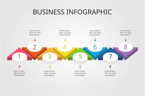 Premium Vector Triangle Graph Chart Template For Infographic For Presentation For 8 Element