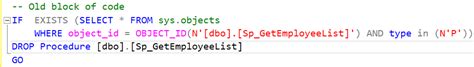 “drop If Exists” Syntax In Sql Server 2016 C Sharp And Sqlserver Key Concepts