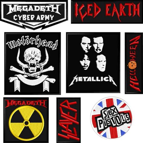 Rock Band Patches Etsy