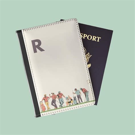 Custom Golf Passport Cover T For Golfers Mens Passport Book Monogram