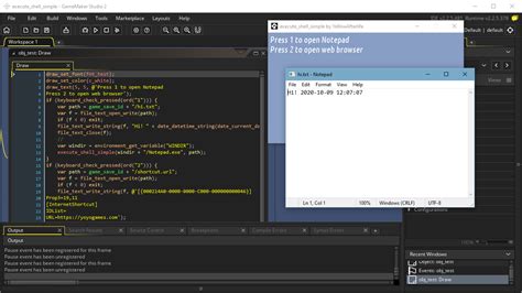 Executeshellsimple By Yellowafterlife Freeware Gamemaker Marketplace