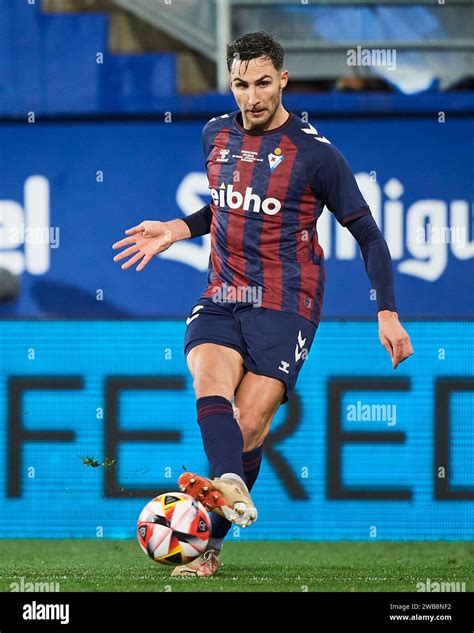 Stefan Simic Of Sd Eibar In Action During The Copa El Rey Round Of 32 Match Between Sd Eibar And