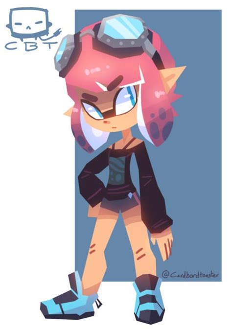 Pink Inkling Girl By Cardbordtoaster On Deviantart