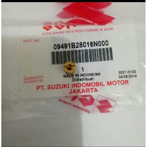 Jual Main Jet 110 Sepuyer Spuyer Main Jet 110 Suzuki Satria Fu150 Skywave Shogun 125 Ori Sgp