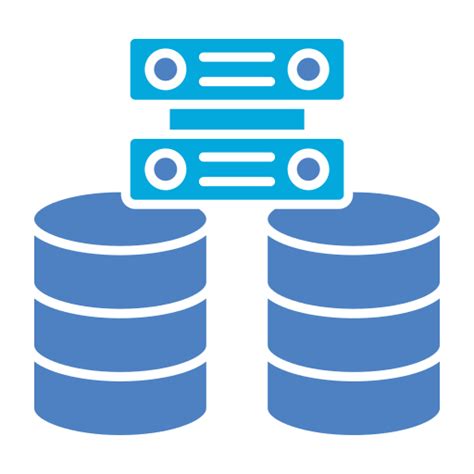 Database Symbol Blue