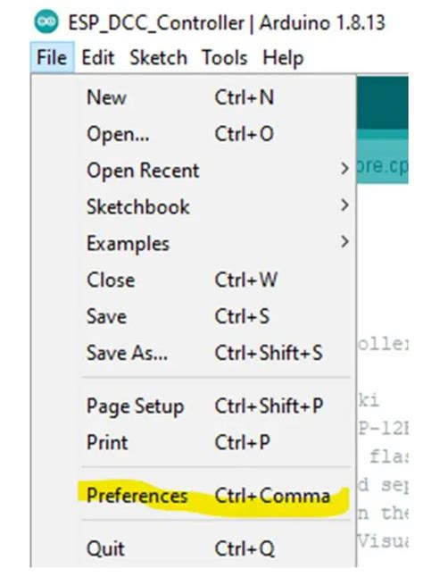 Arduino Ide Set Up For Dcc Controller Instructions
