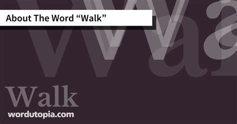 About The Word Walk Wordutopia