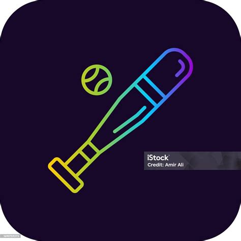 Baseball Bat Icon Stock Illustration Download Image Now Baseball