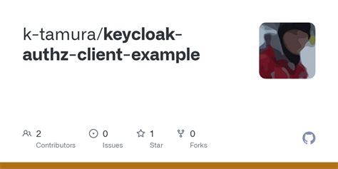 Github K Tamurakeycloak Authz Client Example
