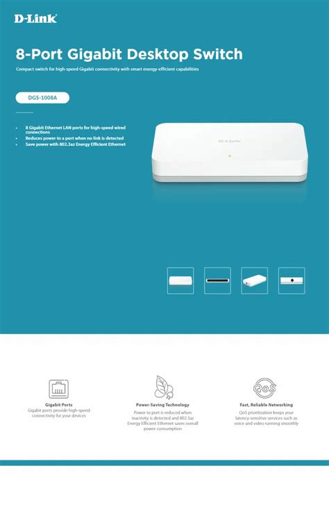 8 Ports D Link Dgs 1008a Network Switch At ₹ 1450piece In New Delhi Id 20981899412