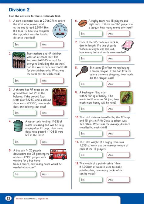 Mycjfallon Busy At Maths 5 Fifth Class Shadow Book
