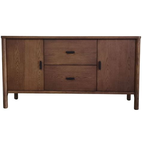 Milan Dark Oak Buffet Table 1520mm Trade Depot