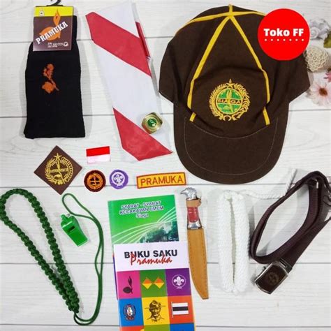 Jual Paket Atribut Pramuka Siaga Lengkap Shopee Indonesia
