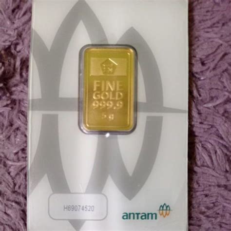 Jual Antam 5gr Logam Mulia Bersertifikat Shopee Indonesia